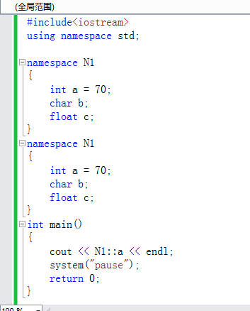 C++语言，命名空间，namespace关键字_第8章c++工具作业一、判断对错1)命名空间定义的关键字是namespace。2)可能出-CSDN博客