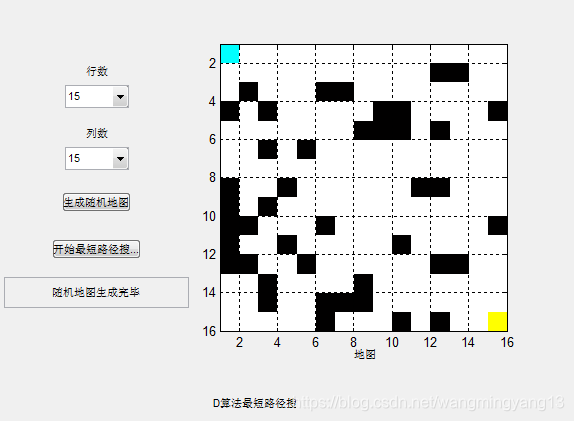 Dijkstra算法(d算法)实现路径搜索matlab Gui 实现 路径规划d算法怎么画 Csdn博客
