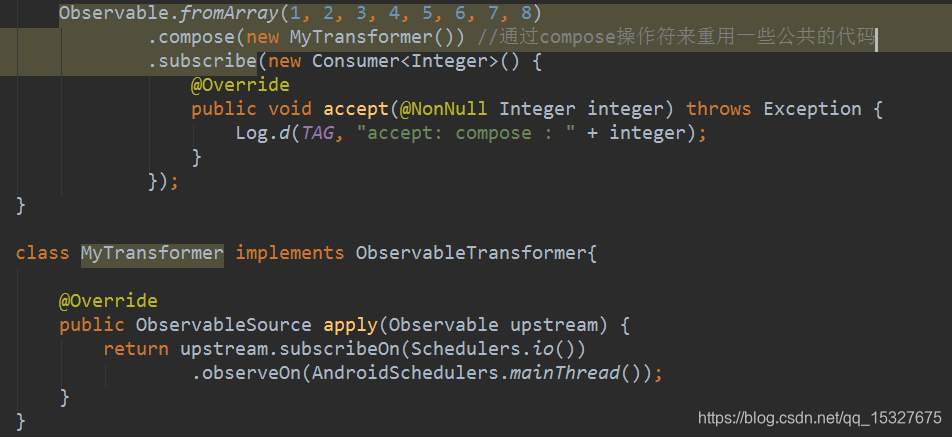 Rxjava中compose操作符的使用rxjava Compose Csdn博客