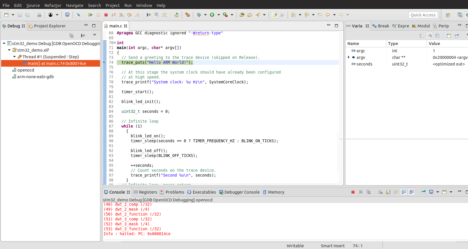 基于ubuntu Eclipse Gdb Openocd Stlink搭建stm32开发环境 Bingobinlw Csdn博客