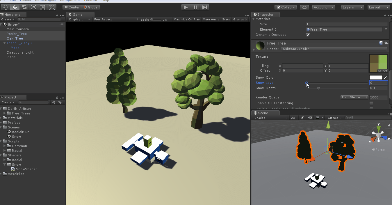 【unity Shader】简单积雪效果的实现 Unity 雪堆怎么实现 Csdn博客
