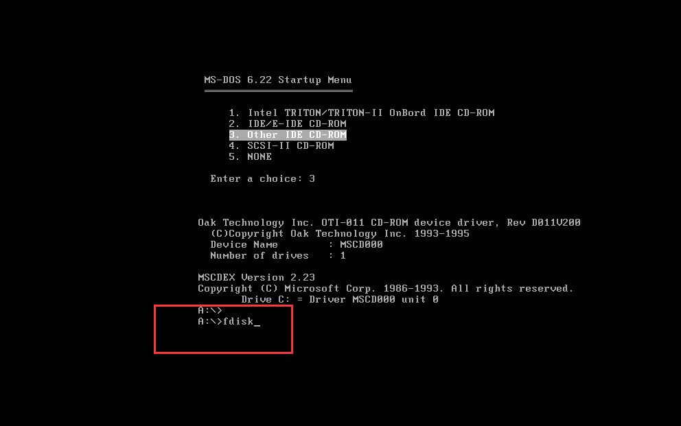 MS-DOS 6.22的安装_dos6.22 csdn-CSDN博客
