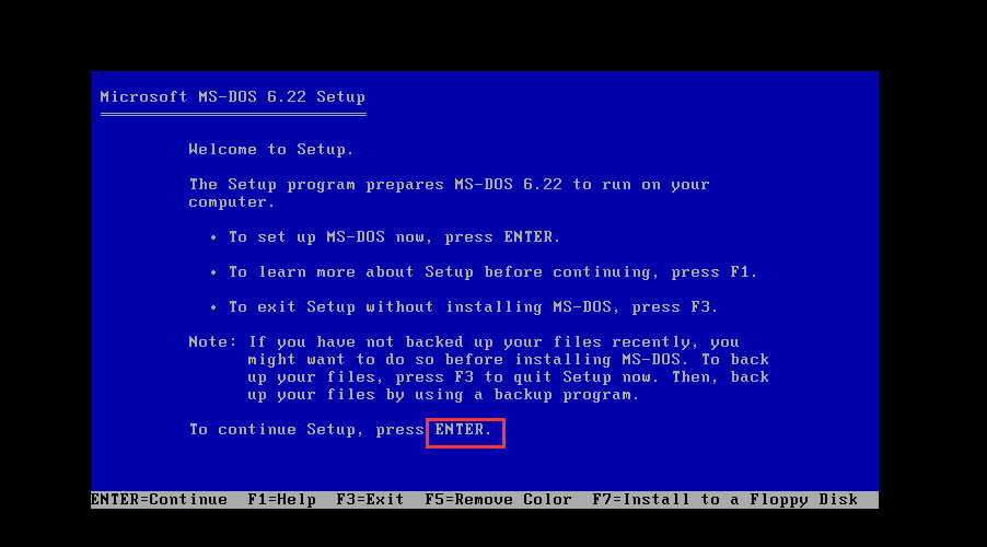 MS-DOS 6.22的安装_dos6.22 csdn-CSDN博客