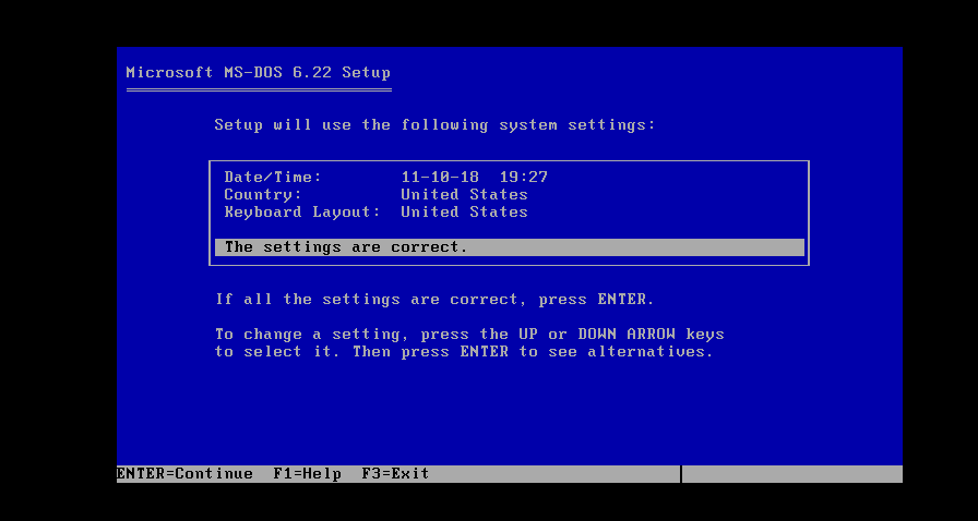 MS-DOS 6.22的安装_dos6.22 csdn-CSDN博客