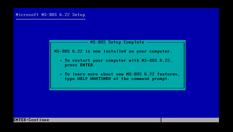 MS-DOS 6.22的安装_dos6.22 csdn-CSDN博客