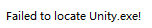 【Unity3d】 UNITY failed to locate unity.exe-CSDN博客