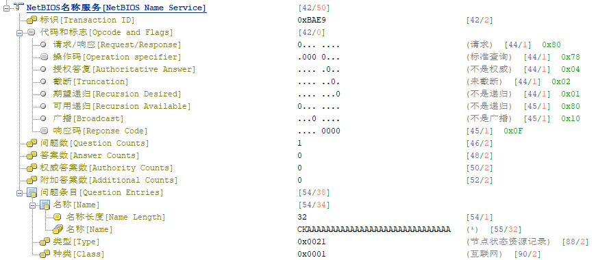 NetBIOS网络基本输入/输出系统协议分析_netbios会话报文格式-CSDN博客