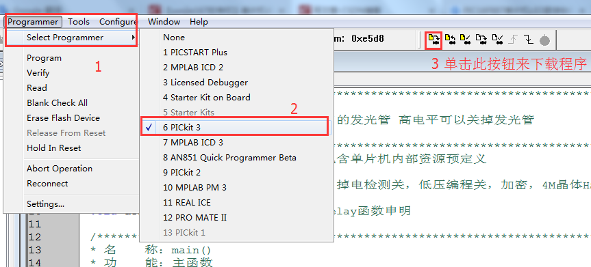 PIC16F877A第一个程序_pic16f87xa编程器-CSDN博客
