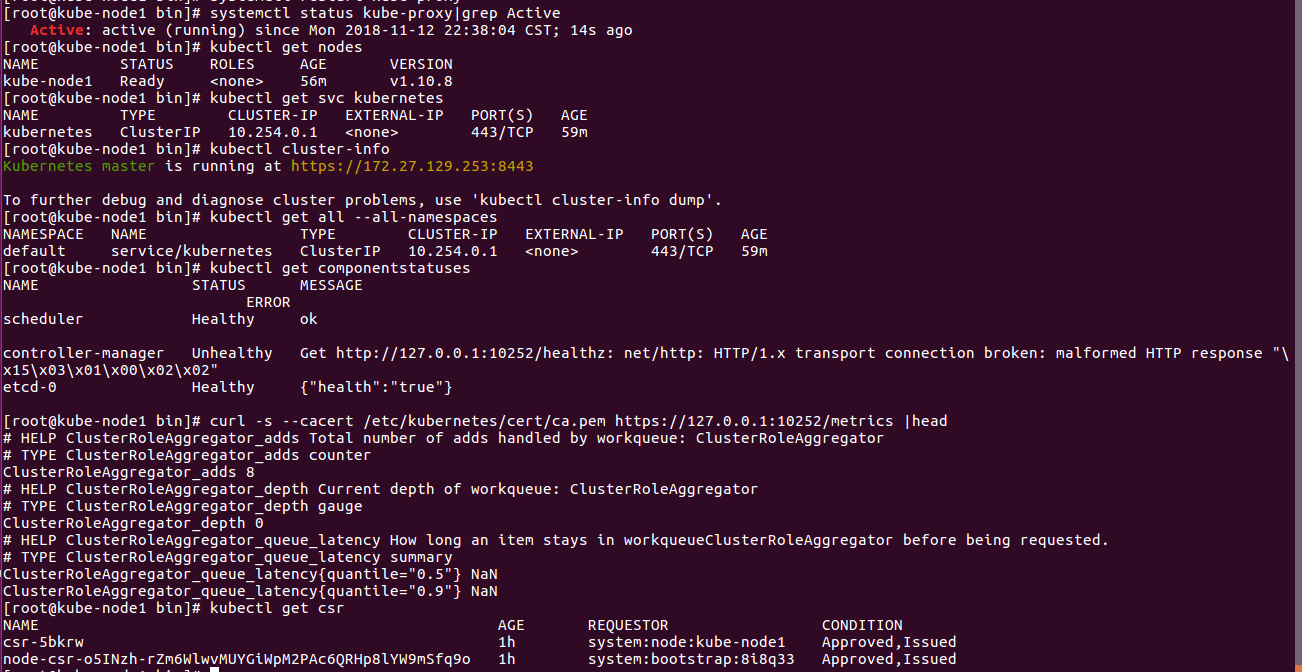 k8s--kube-proxy start successful! k8s deploy fundamentally successful!!_kt proxy start ...