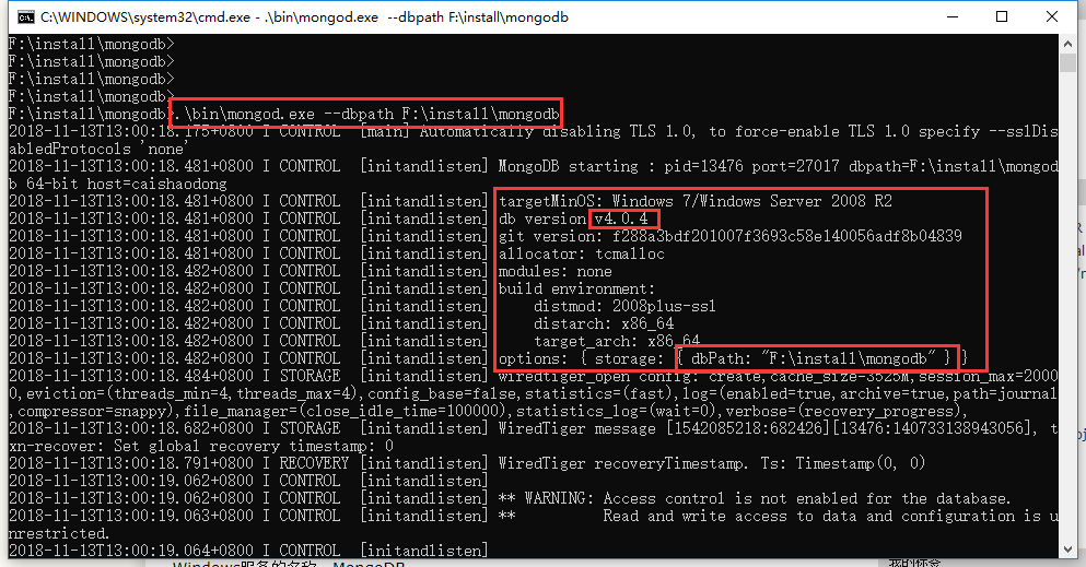 安装，启动MongoDB，并注册为Windows服务_启动mongodb并注册为系统服务-CSDN博客