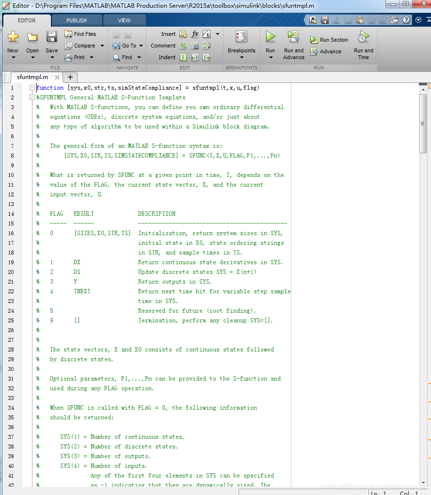 Matlab2015a中simulink使用s函数的方法全过程simulink怎么输入复杂函数 Csdn博客