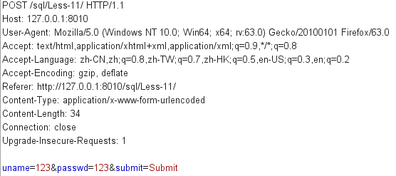 手动mysql注入post请求注入（学习） 20181113post注入 手动 Csdn博客 