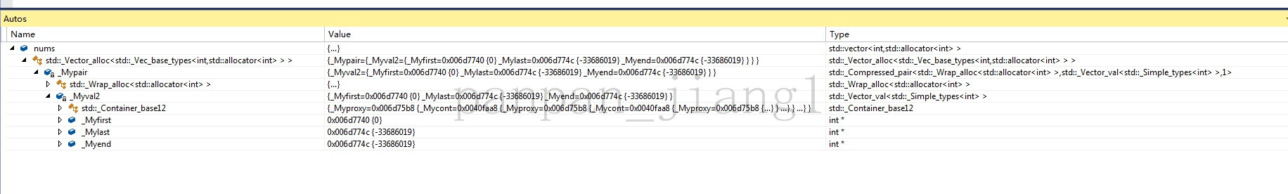 vs2015调试时无法查看string、vector等类型的值_vs2015 调试显示值-CSDN博客