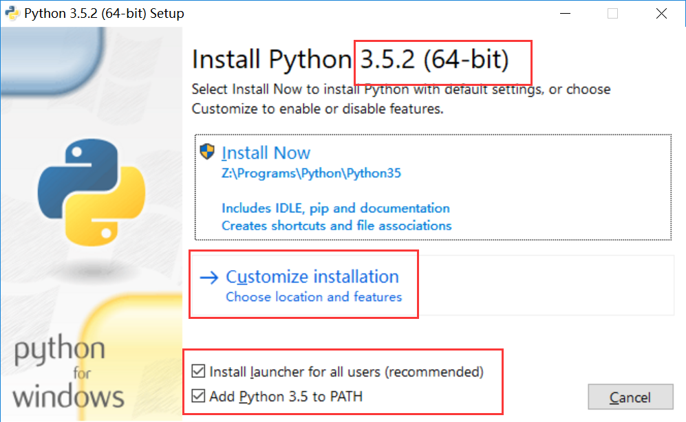 Windows -64 安装python3.5.2_python-3.5.2-amd64-CSDN博客