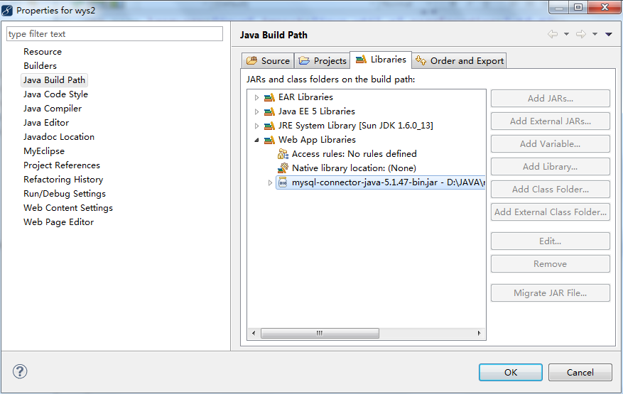 MyEclipse配置mysql驱动_myeclipse 添加sql驱动包-CSDN博客