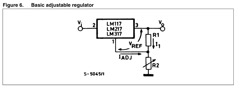 LM317 5V输出电路学习_lm317输出5v电路-CSDN博客