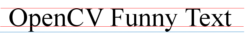OpenCV getTextSize函数中的baseLine参数_gettextsize baseline-CSDN博客