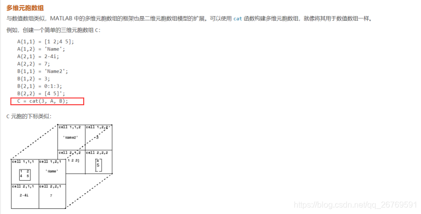 Matlab常用的数组操作总结matlab中数组的用法 Csdn博客