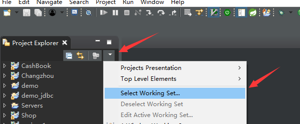 eclipse创建和删除工作集（working set）_eclipse删除workset-CSDN博客