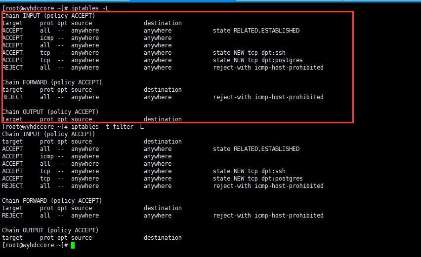 iptables查询方式_iptables -t filter -l-CSDN博客
