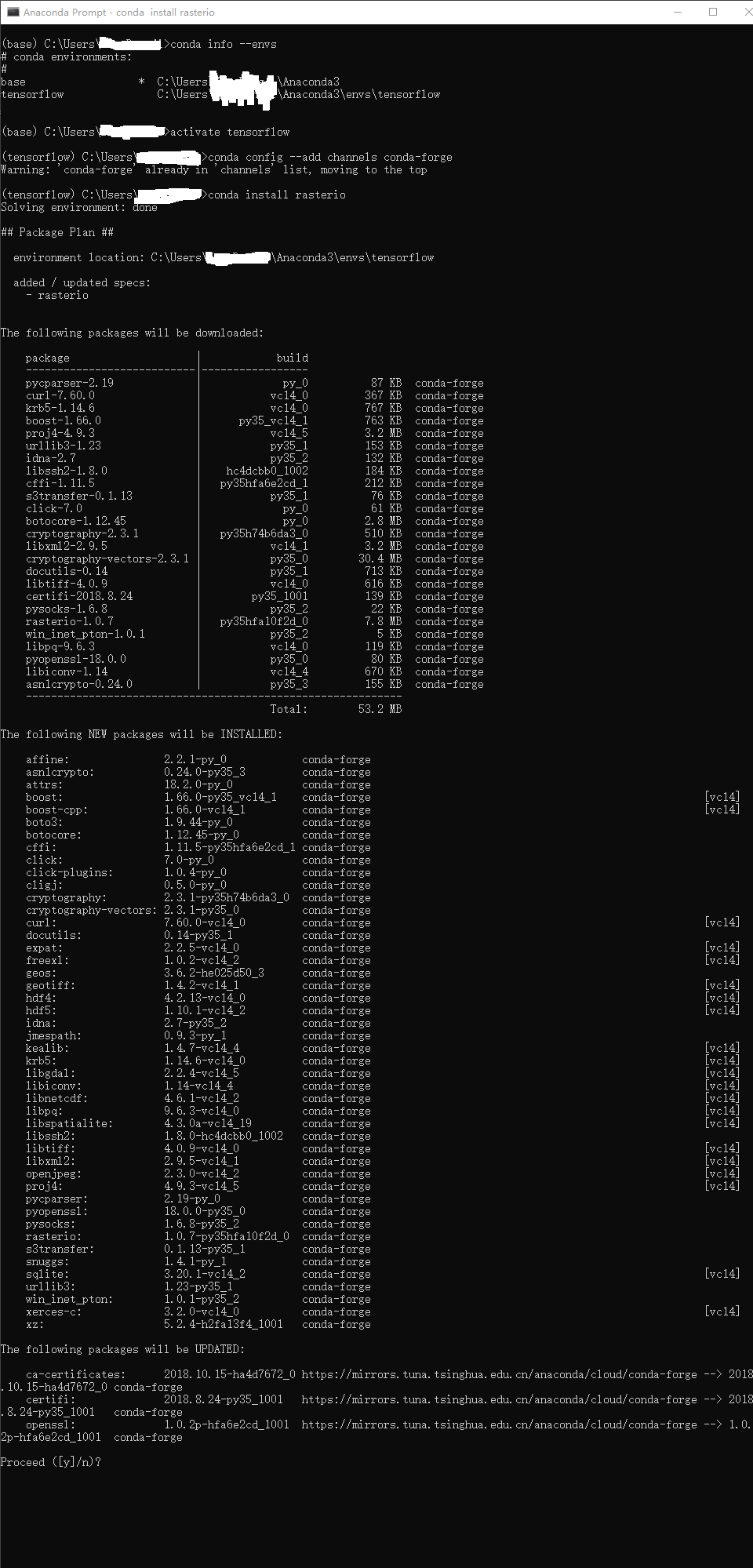 使用anaconda安装rasterio库anaconda Navigator 有rasterio139版本的 通道 Csdn博客 