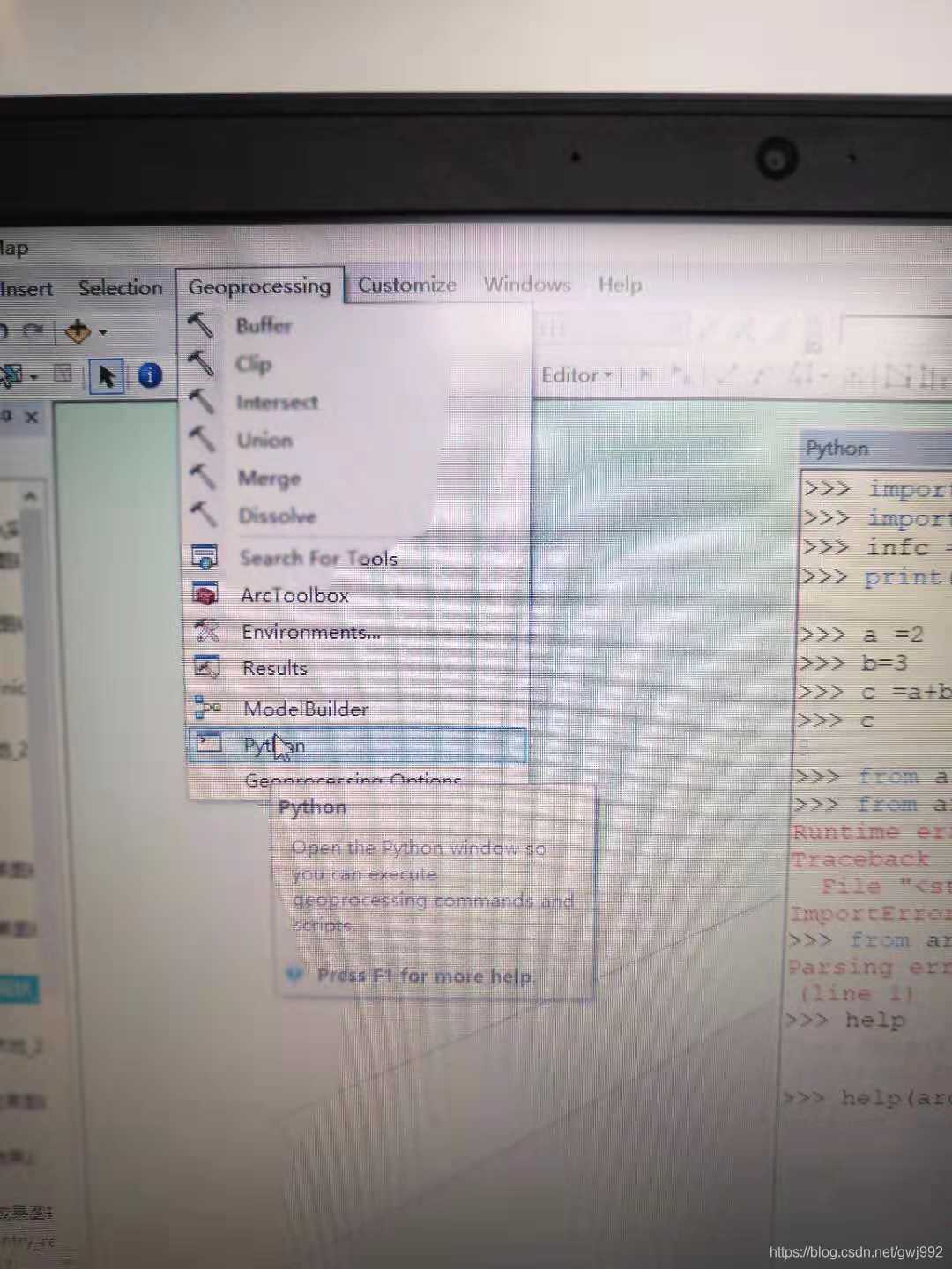 Arcgis Python 操作地图的基础入门笔记python调用arcgis3d地图 Csdn博客