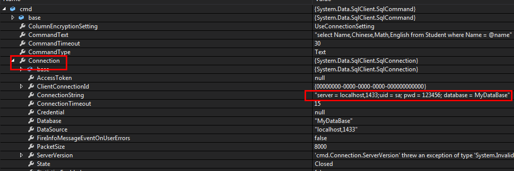 C# SqlCommand 数据库连接操作_string strcon-CSDN博客
