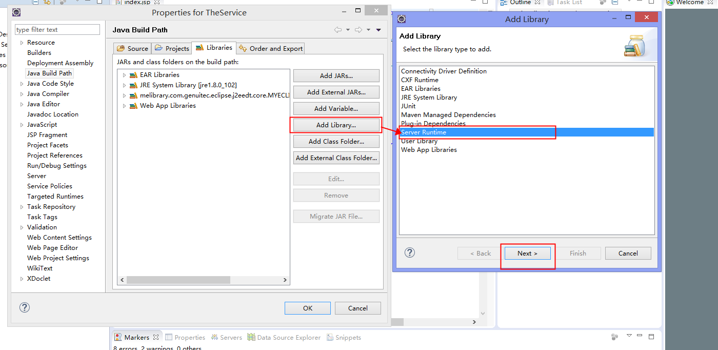 Multiple annotations found at this line: - The superclass "javax.servlet.http.HttpServlet" was ...