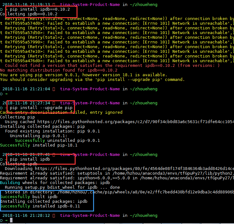 Anaconda安装ipdb各种失败_conda install ipdb失败-CSDN博客