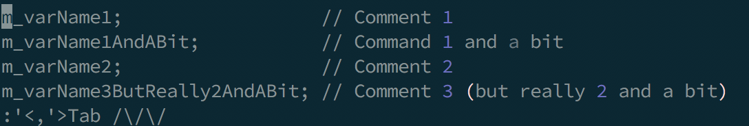 Vim 文本对齐插件 Tabular 简介 Csdn博客