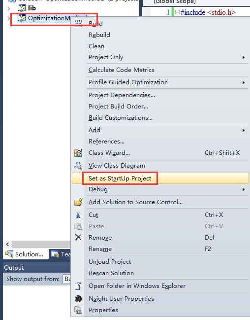 同一解决方案下不同工程之间的错误调式error LNK2019: unresolved external symbol _lbfgs_free referenced in function ...