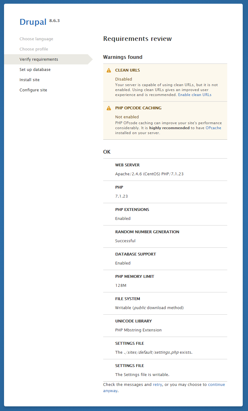 CentOS 7 下安装 Drupal 8 （通过 Drush 8）_stevenhzhang的博客-CSDN博客