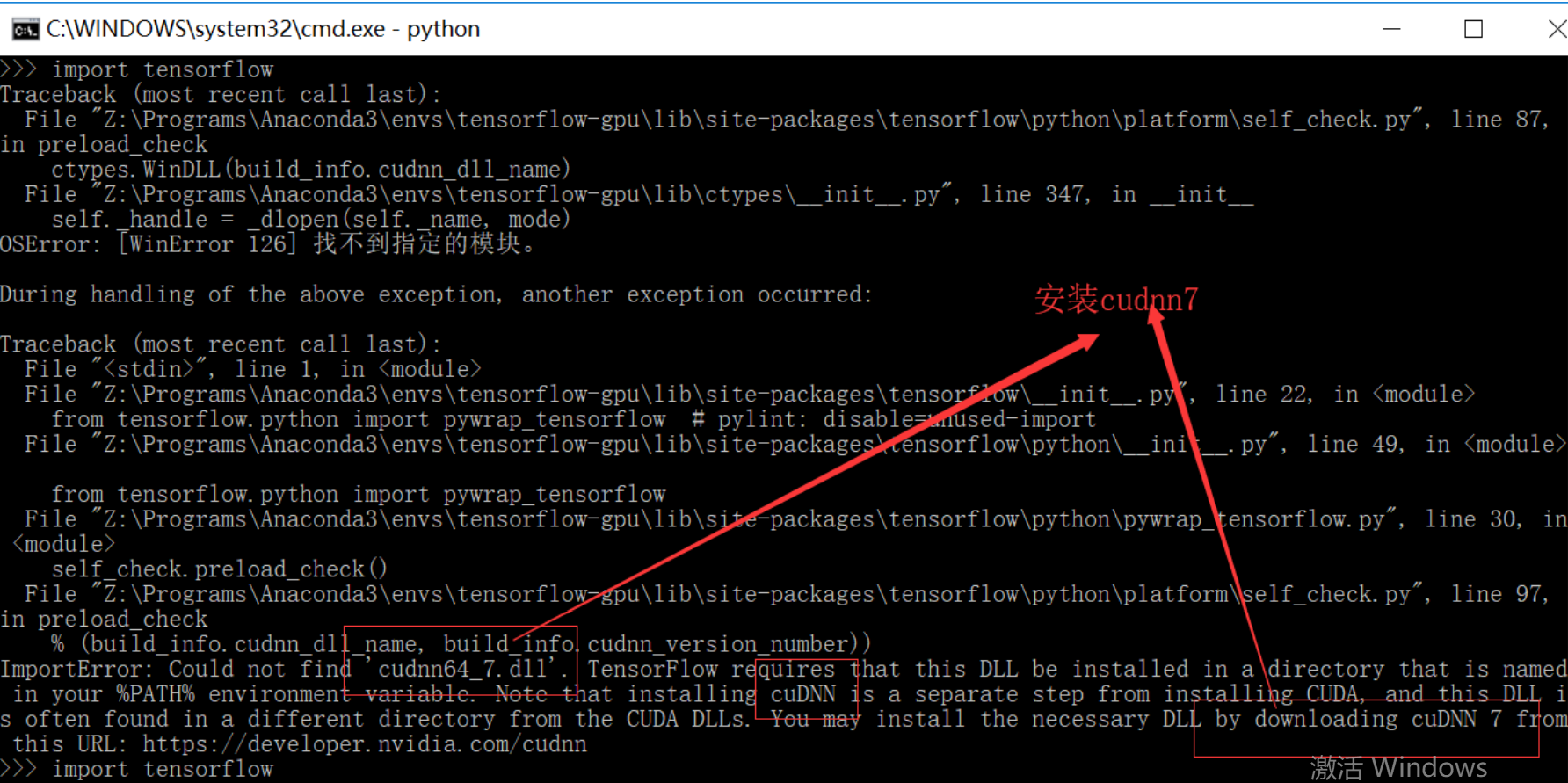Win10 安裝tensorflow Ruralred