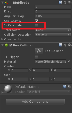 unity | 添加物理身体Rigidbody、自由落体、相互碰撞、静态刚体_unity物理属性添加-CSDN博客