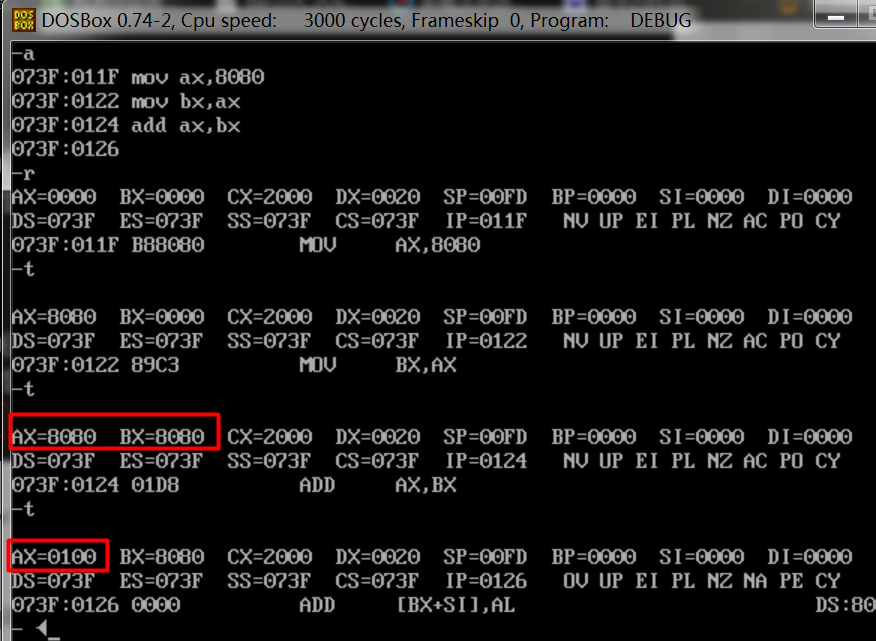 汇编(8086cpu): AX,BX,CX,DX寄存器_8086中的dx数据写入方式-CSDN博客