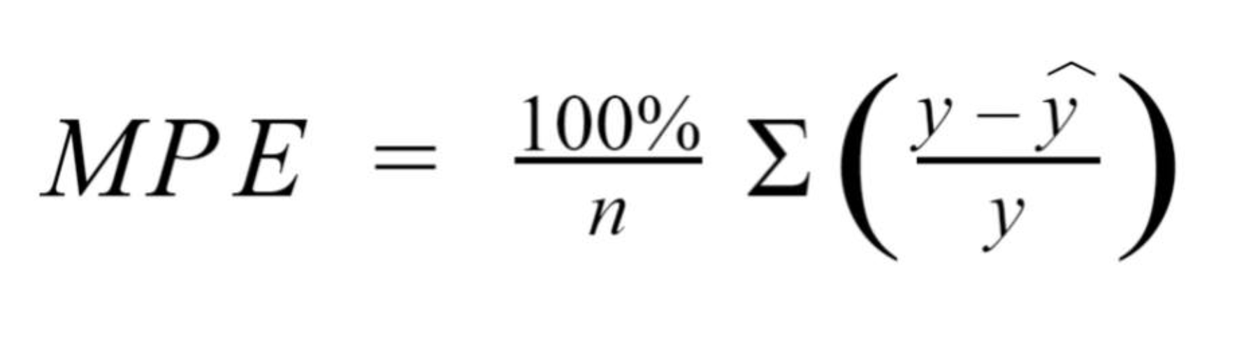 了解回归模型的度量标准_mpe和mape-CSDN博客