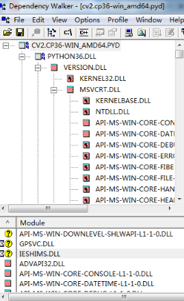 【问题已解决】python 3.6下安装opencv-python解决cv2 DLL load failed: 找不到指定的模块问题_whl安装后 找不到指定的模块-CSDN博客
