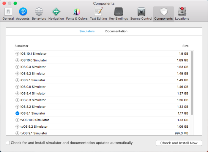 Xcode修改模拟器Simulator系统版本_xcode模拟器切换ios版本-CSDN博客