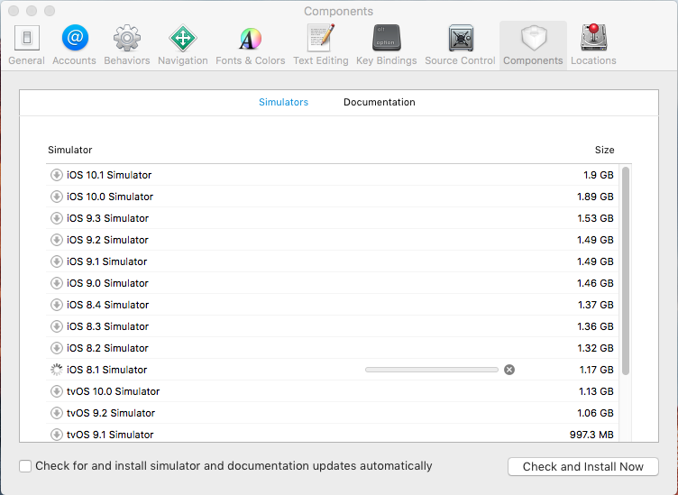 Xcode修改模拟器Simulator系统版本_xcode模拟器切换ios版本-CSDN博客