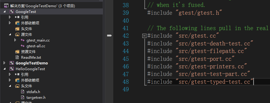 第一个GoogleTest(gtest)项目实验日记_vs googletest无法解析的外部符号-CSDN博客