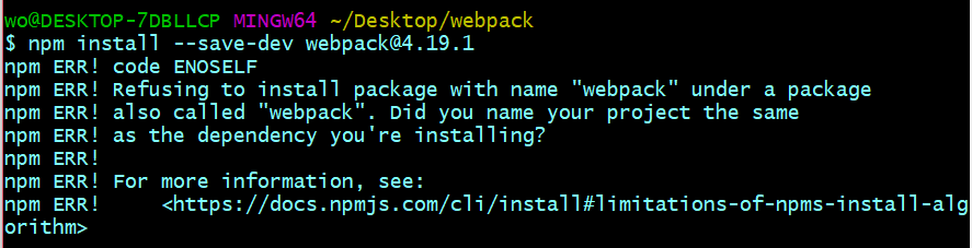 Npm安装报错npm Err Refusing To Install Package With Name Xxxx Under A Packagexxxxrefusing To 