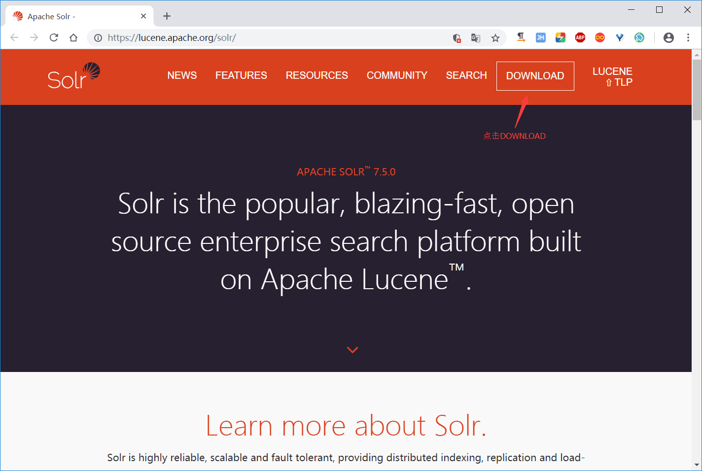 Linux下安装Solr7.5.0，并部署到Tomcat_linux solr 部署到tomcat-CSDN博客