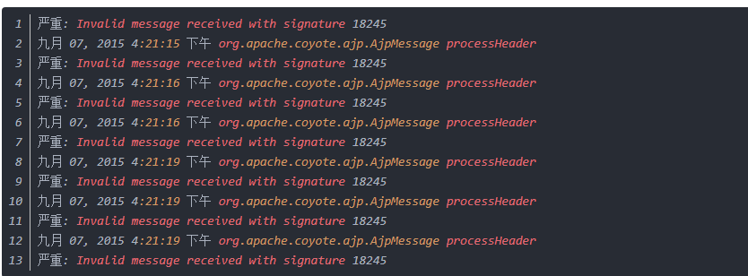 Tomcat报错Invalid message received with signature 18245-CSDN博客