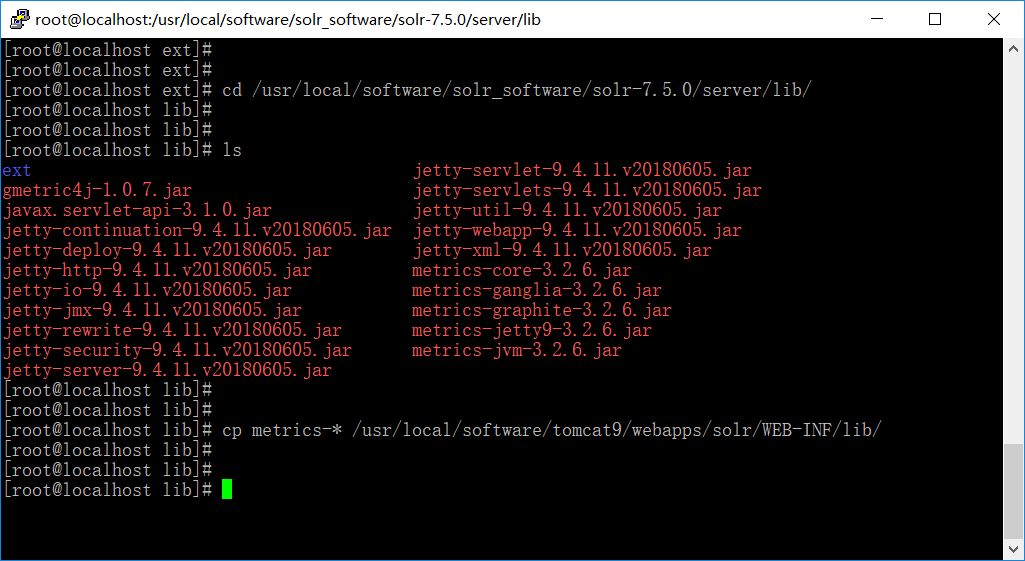 Linux下安装Solr7.5.0，并部署到Tomcat_linux solr 部署到tomcat-CSDN博客
