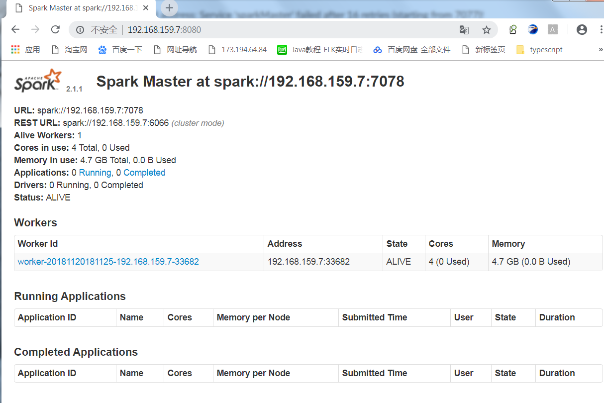 Cannot assign requested address: Service 'sparkMaster' failed after 16 retries (starting from ...