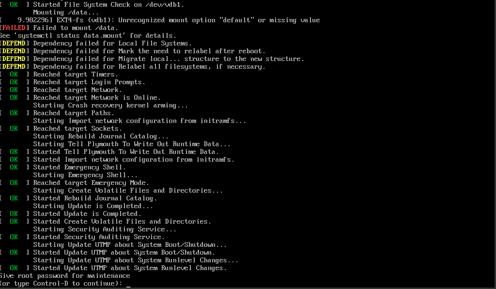 CentOS 7进入紧急修复模式解决_centos7进入emergencymode-CSDN博客