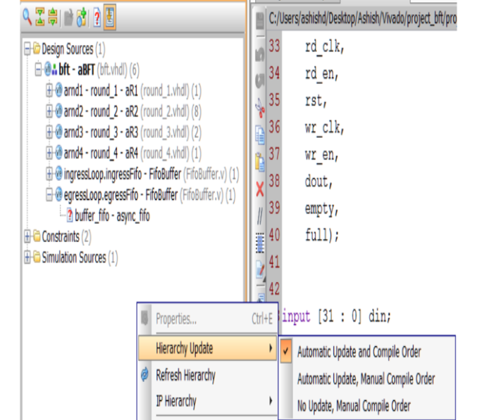 Vivado - 警告 - [filemgmt 56-176]_[filemgmt 56-176] module references are not suppor-CSDN博客