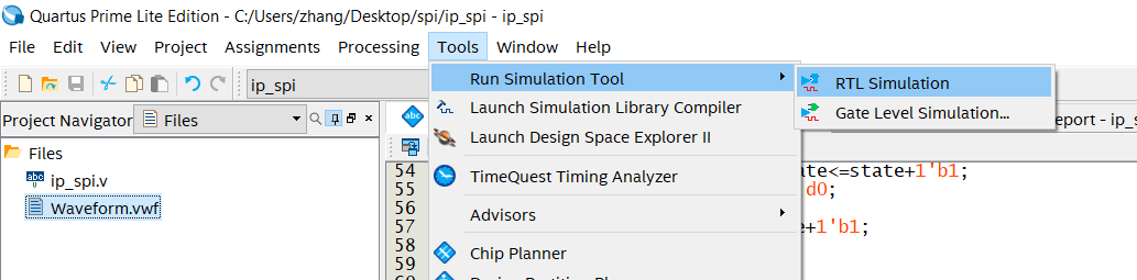 Quartus Prime 无法运行 RTL simulation 和 waveform 文件的simulation- 已解决-CSDN博客
