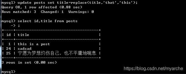 熟练使用mysql的replace替换函数mysql Replace函数 Csdn博客